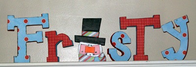 Stuff by Ash: Frosty Letters